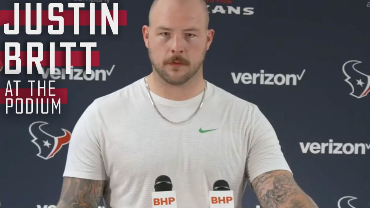 OL Justin Britt | Press Conference (9-27-2021)