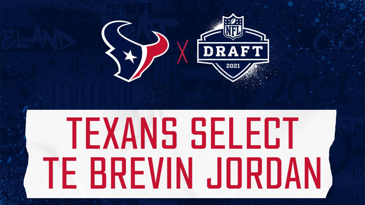 The Houston Texans picked Miami Hurricane Tight End Brevin Jordan in ...