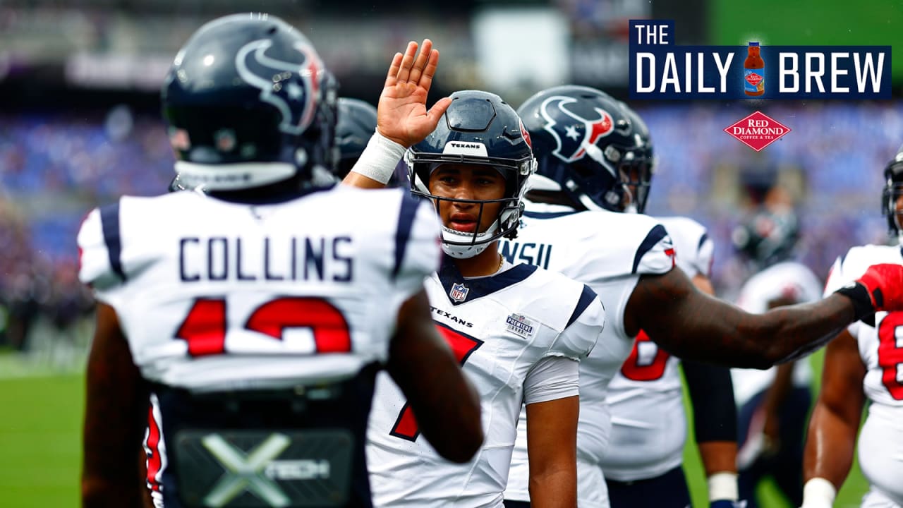 The Houston Texans take one last look at Baltimore film before turning ...