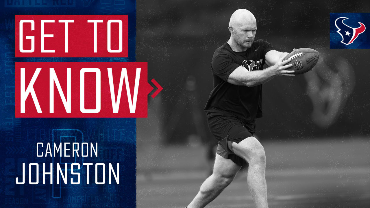 Get to know Houston Texans punter Cameron Johnston, signed as a free ...