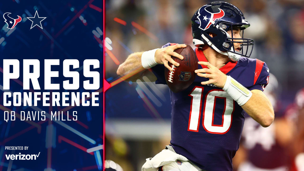 QB Davis Mills | Press Conference recapping Texans vs. Cowboys (12-11-2022)