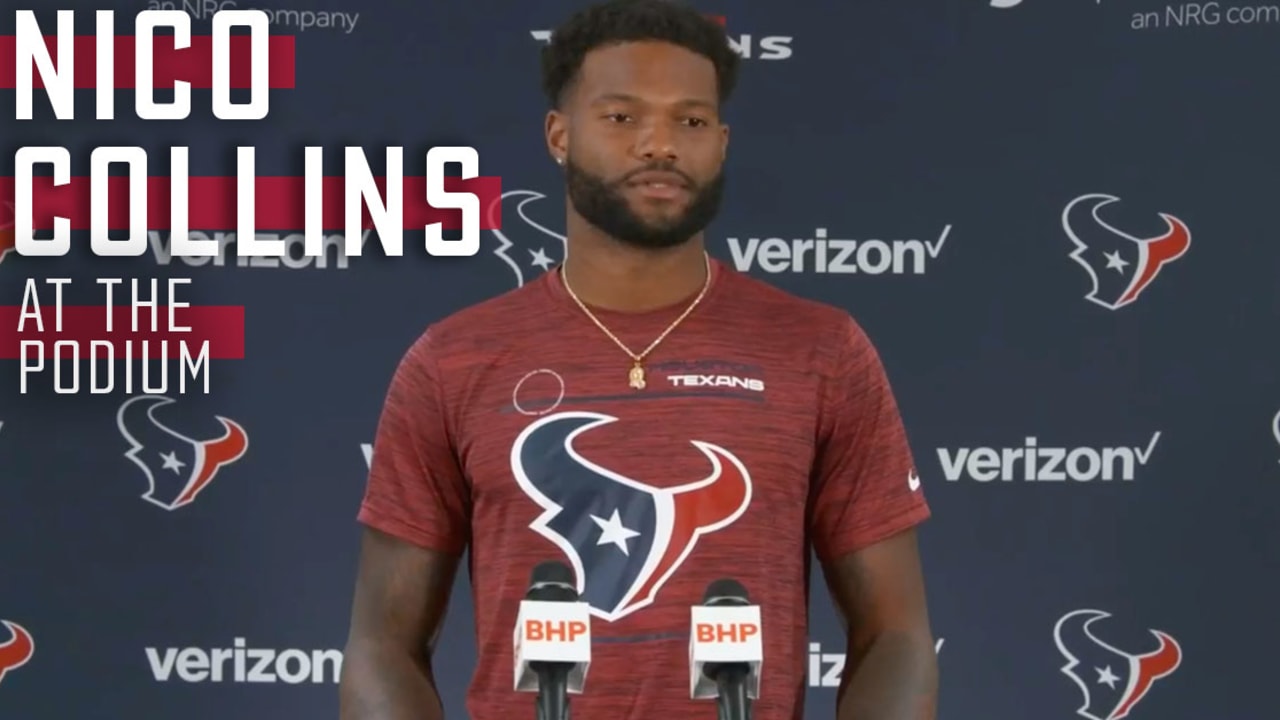 WR Nico Collins | Press Conferences (10-21-2021)