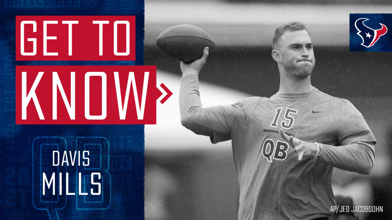Meet Houston Texans quarterback Davis Mills, drafted with the third ...