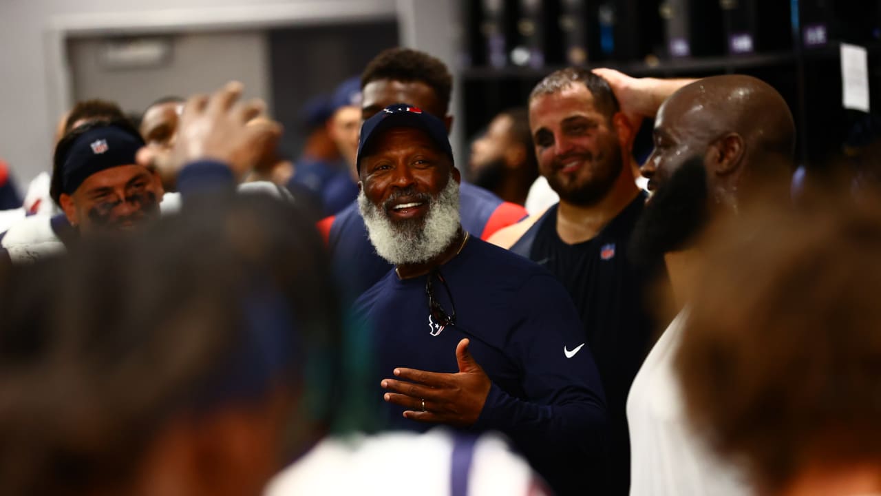 EXCLUSIVE | Postgame locker room speech after Texans win over the Jaguars
