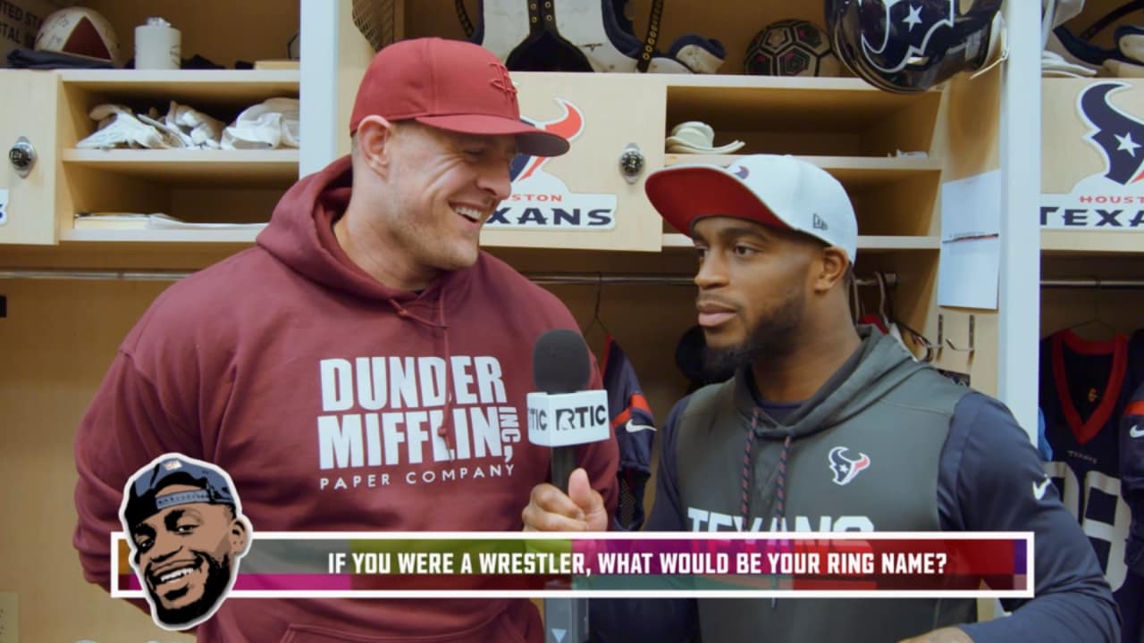 Player Reporter: My wrestling name would be...