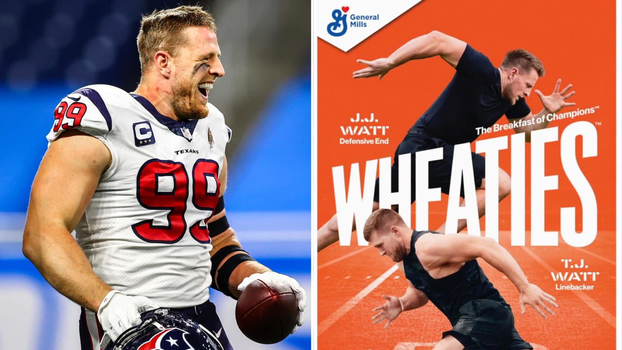 J.J. Watt will be featured on a limited-edition Wheaties box!