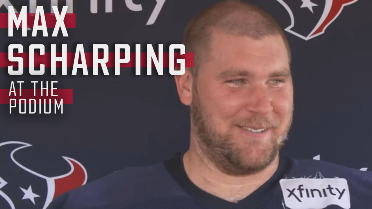 OL Max Scharping | Training Camp Press Conference (8-12-2021)