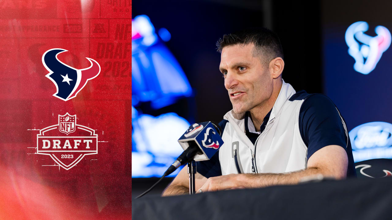 Caserio on the draft, Texans activities in the community