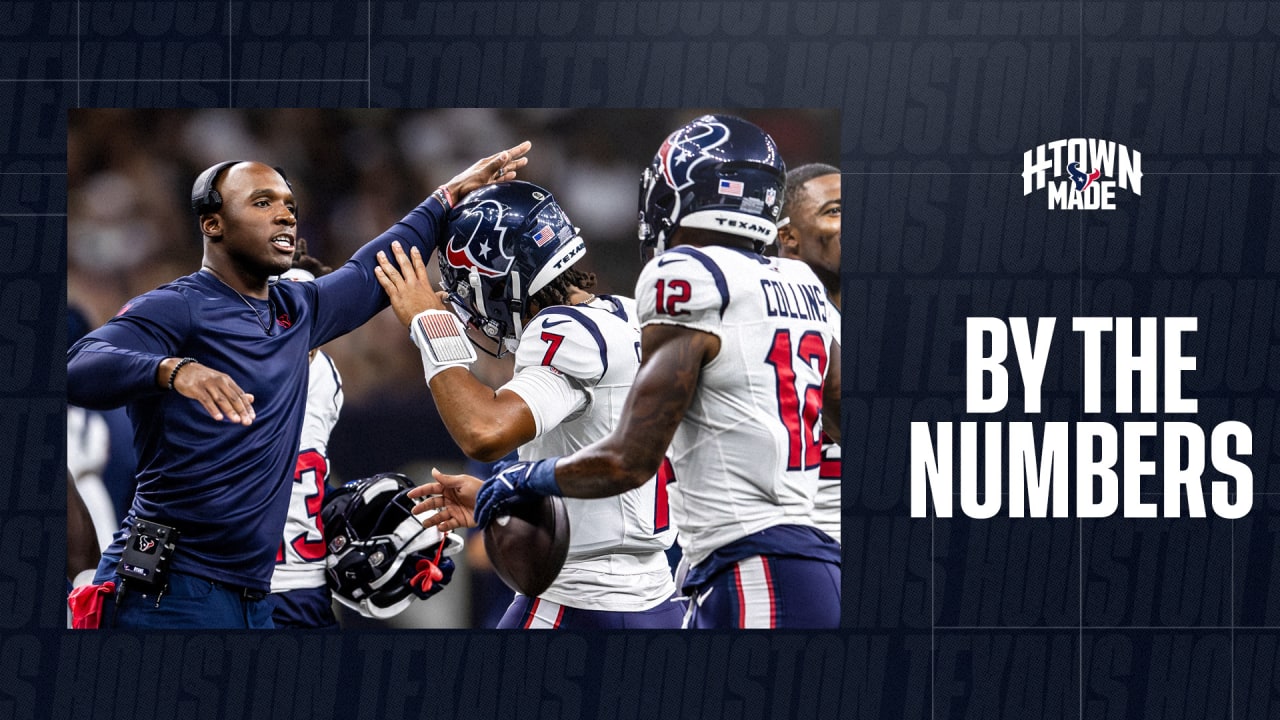 By the Numbers: Texans host the Pittsburgh Steelers in Week 4 contest