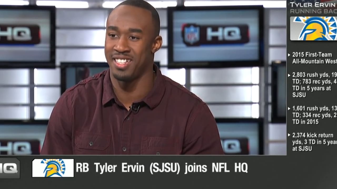 Who does RB Tyler Ervin compare himself to?