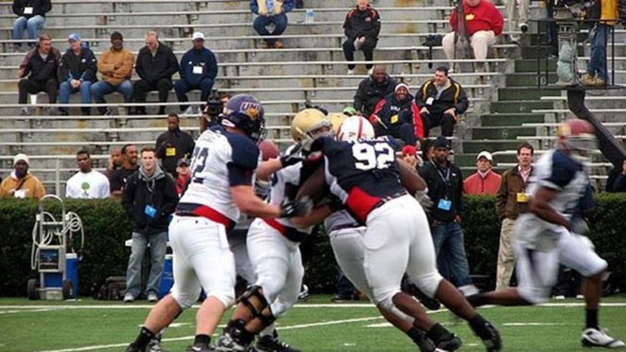Senior Bowl practice, Day 2
