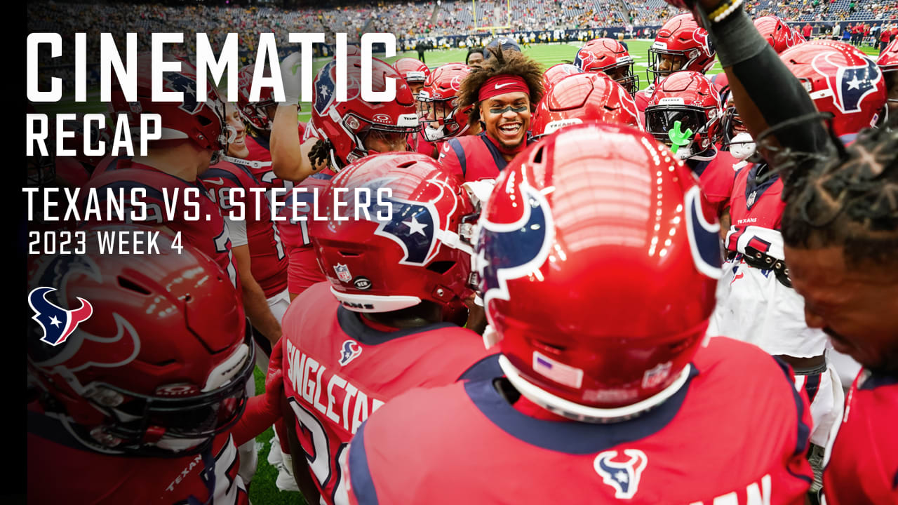Cinematic Recap: Texans beat Steelers at home behind C.J. Stroud's 300 yard game