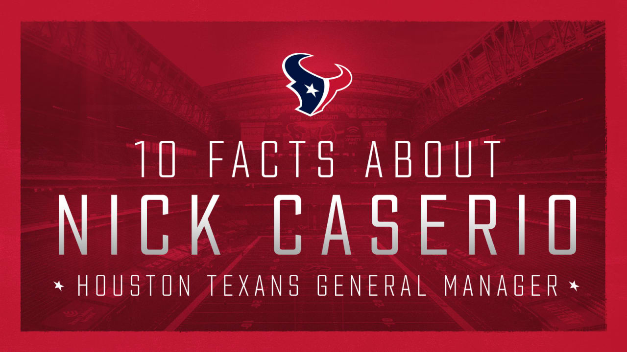10 facts about new Houston Texans General Manager Nick Caserio