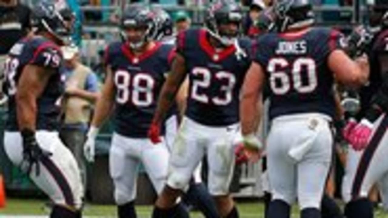 Texans announce unofficial depth chart for Miami game