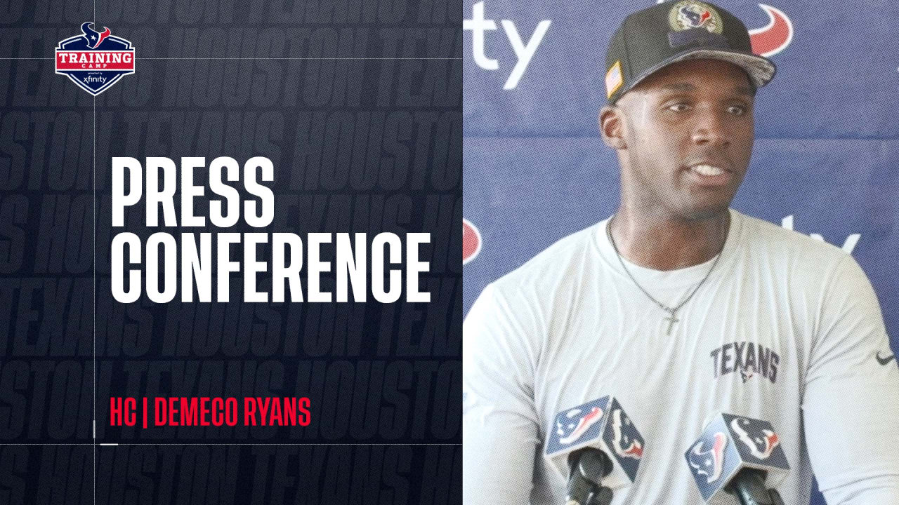 Head Coach DeMeco Ryans: 'Very efficient practice with pads'