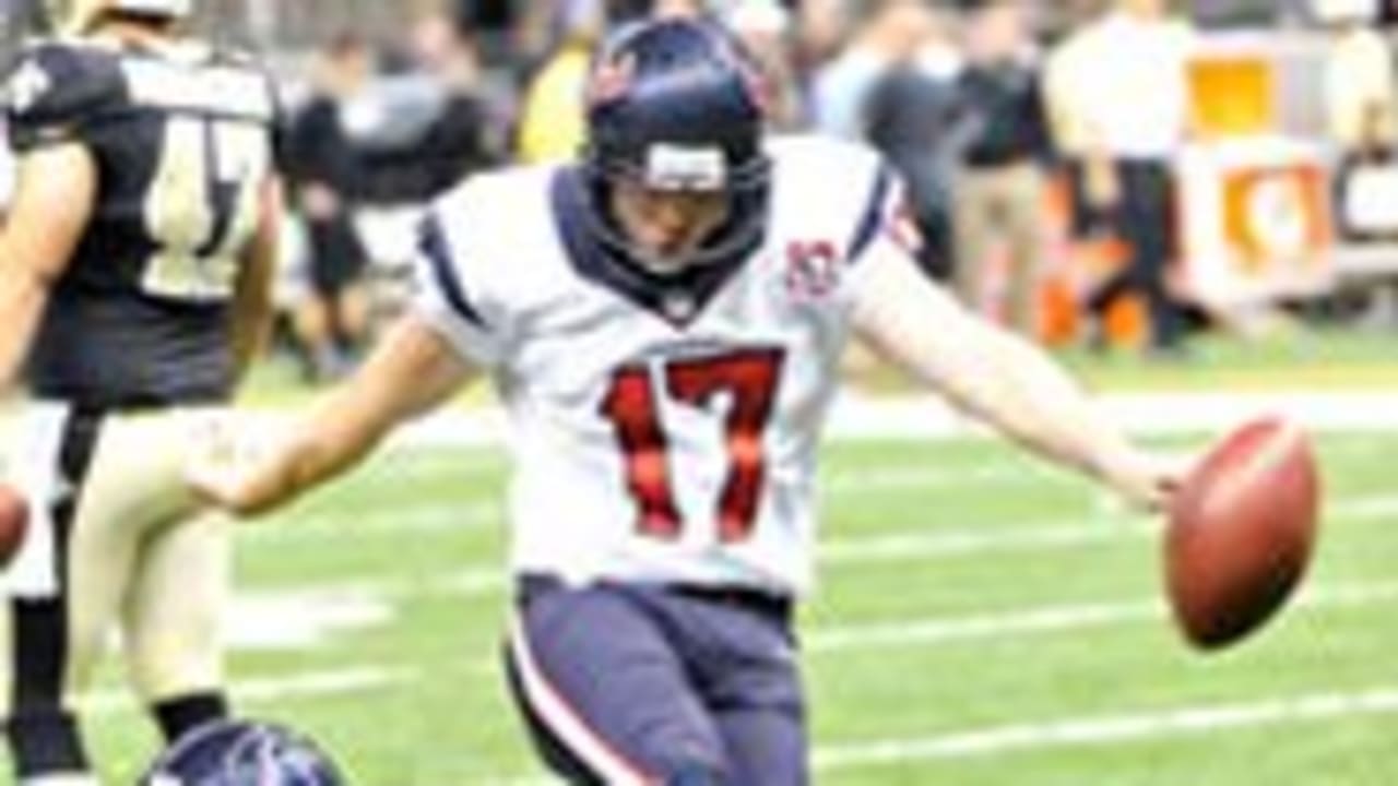 Kicker Shayne Graham not complacent after being named Texans' starter