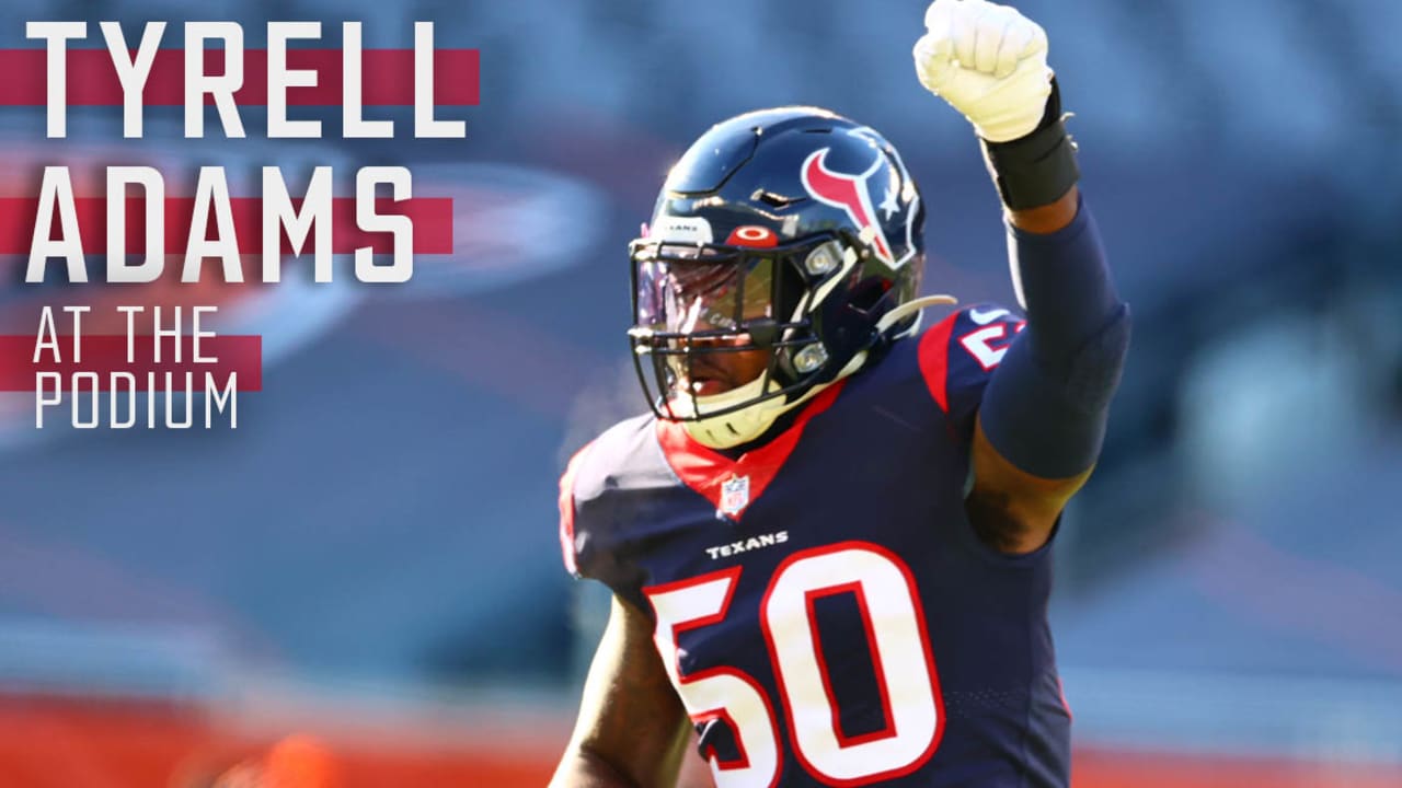 Reaction: Tyrell Adams | Texans vs. Bears