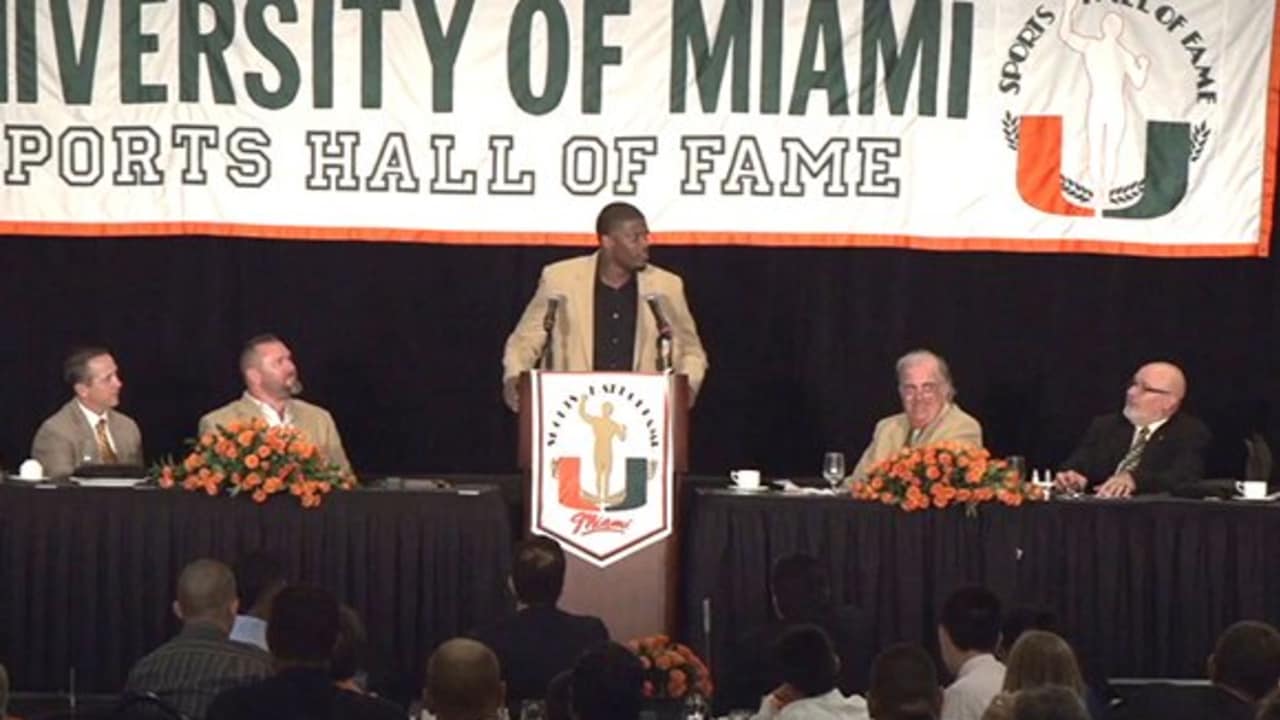 Andre Johnson Miami HOF speech