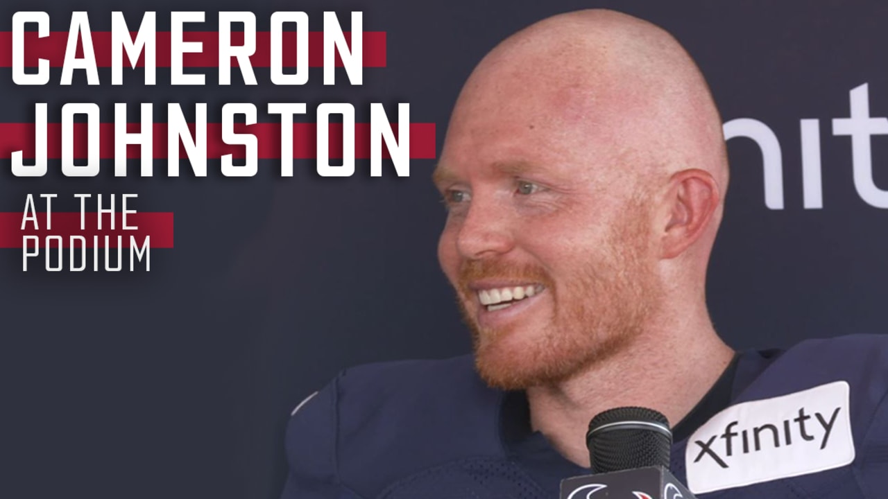 P Cameron Johnston | Training Camp Press Conference (8-18-2021)