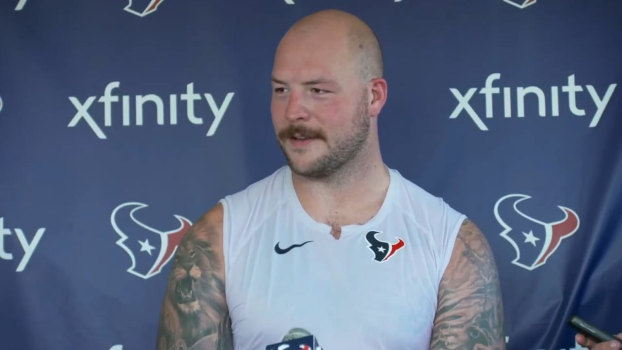 OL Justin Britt | Press Conference (7-30-2022)