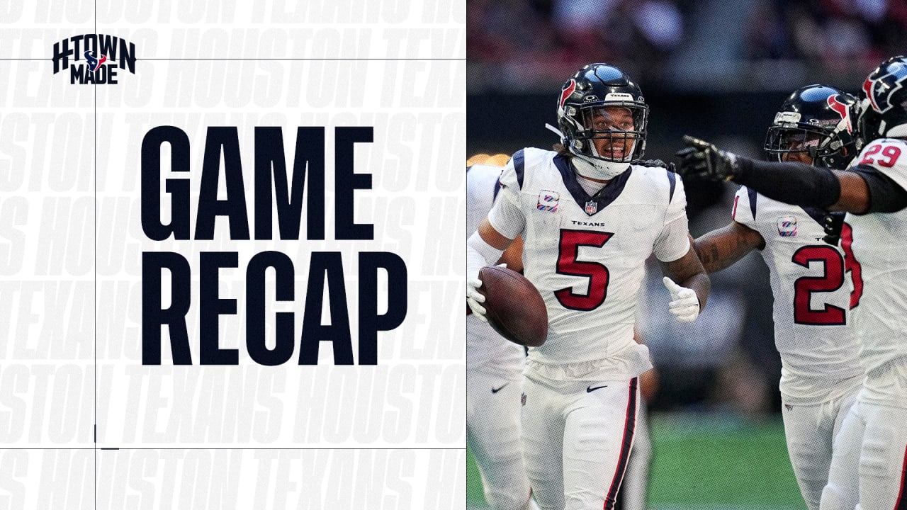 Quarterly Updates: Houston Texans at Atlanta Falcons | Week 5