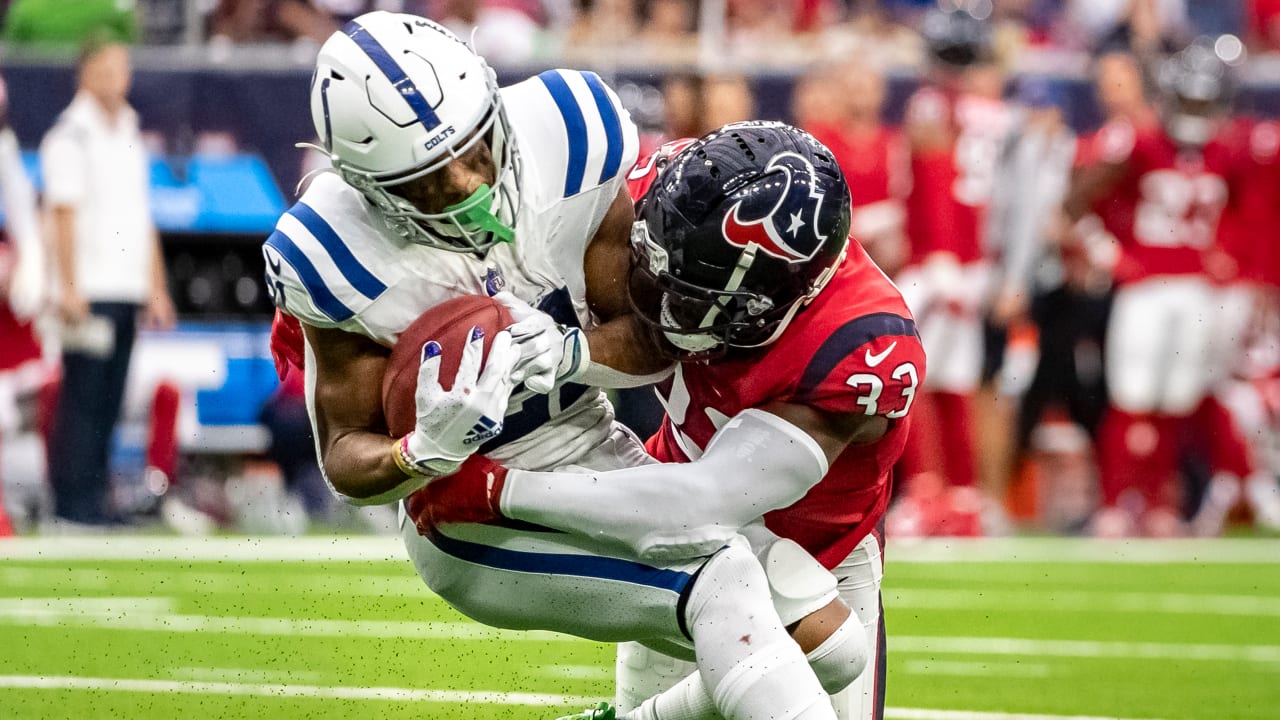 A.J. Moore declines any sort of return from Hines on explosive tackle