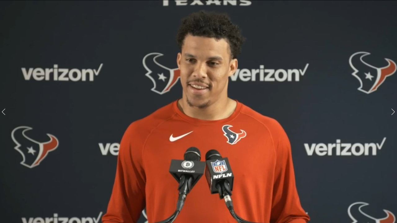WR Chris Moore | Press Conference recapping Texans vs. Cowboys (12-13-2022)