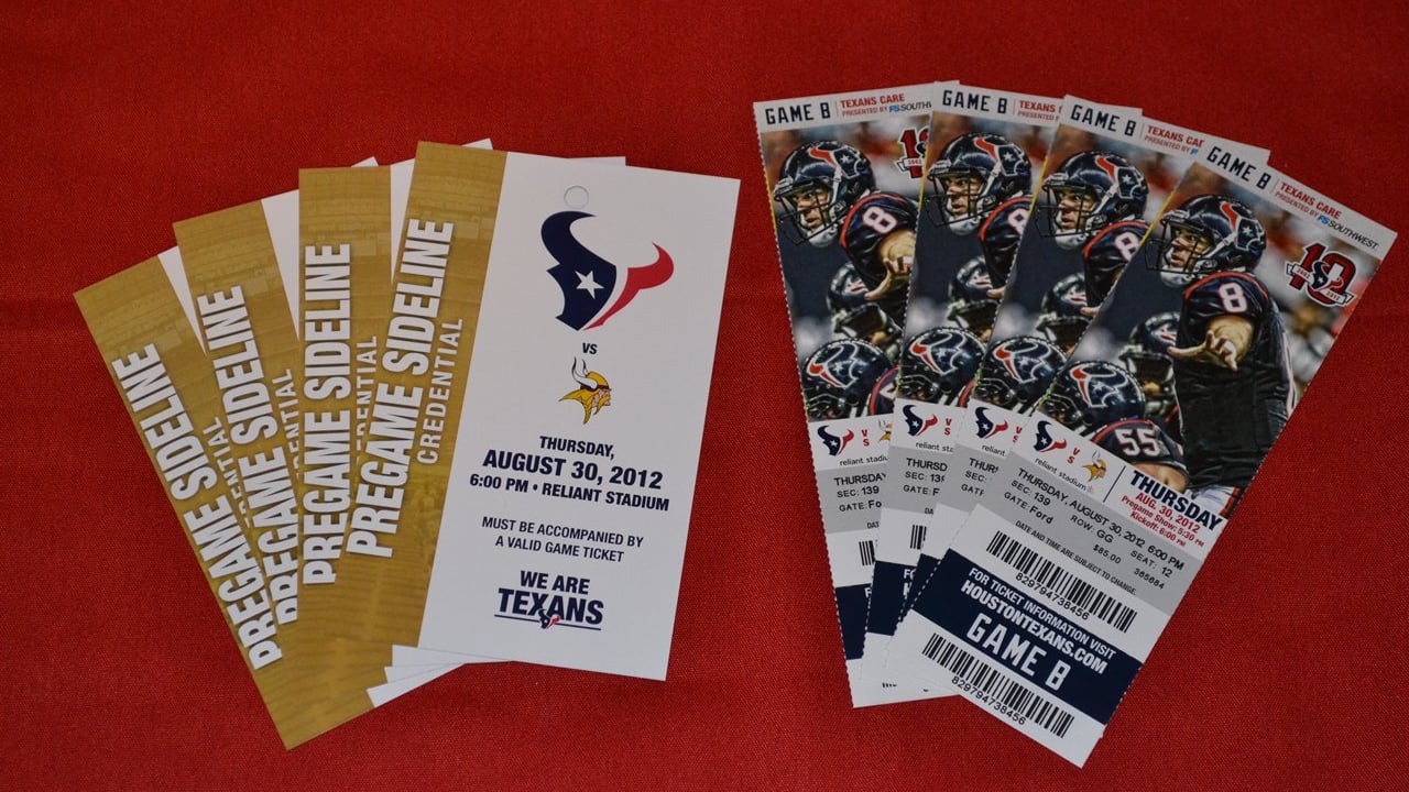 Silent Auction Items: Texans vs. 49ers