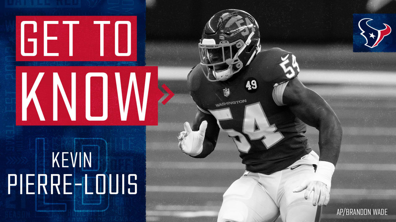 Get to know Houston Texans linebacker Kevin Pierre-Louis, signed as an ...