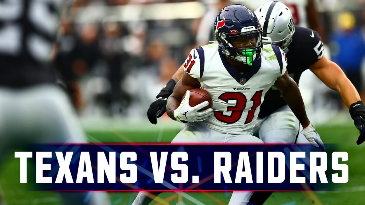 The Houston Texans are taking on the Las Vegas Raiders for Week 7 of ...