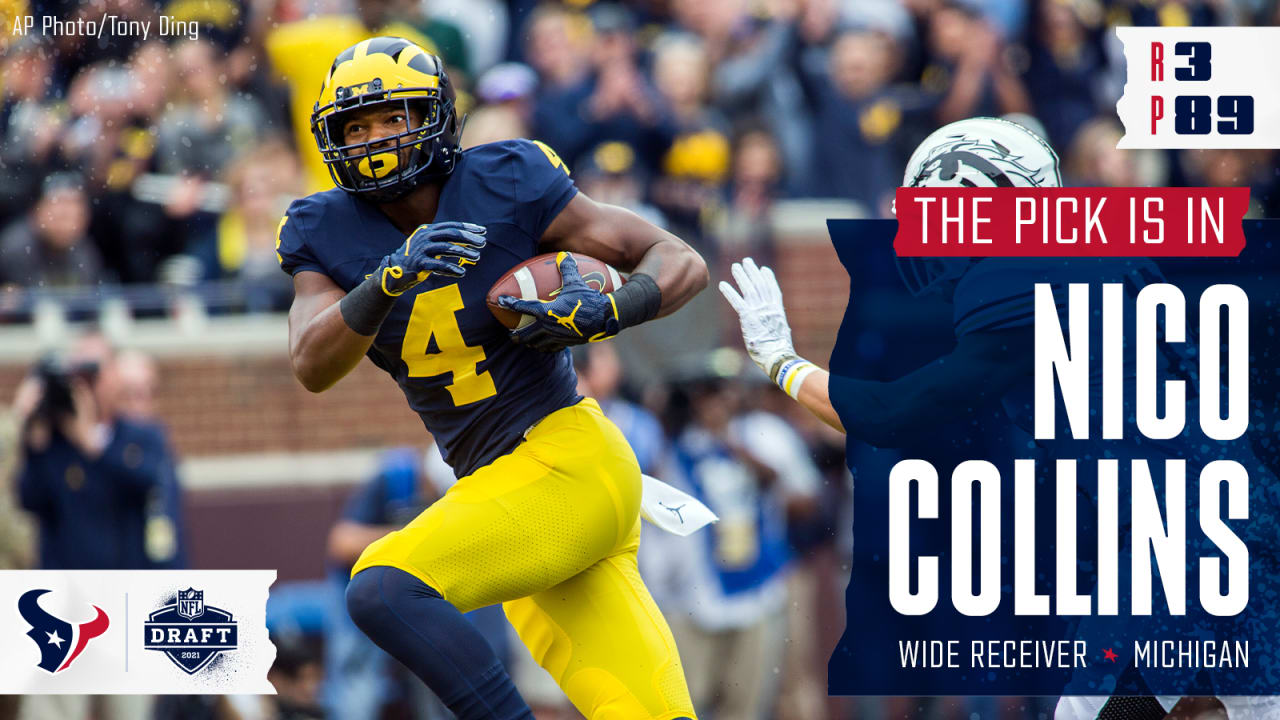 NFL Draft | WR Nico Collins goes No. 89 to Texans NFL Draft | WR Nico Collins goes No. 89 to Texans