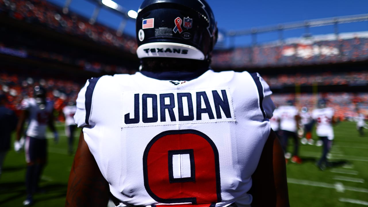 Houston Texans TE Brevin Jordan was back practicing ahead of the Texans ...