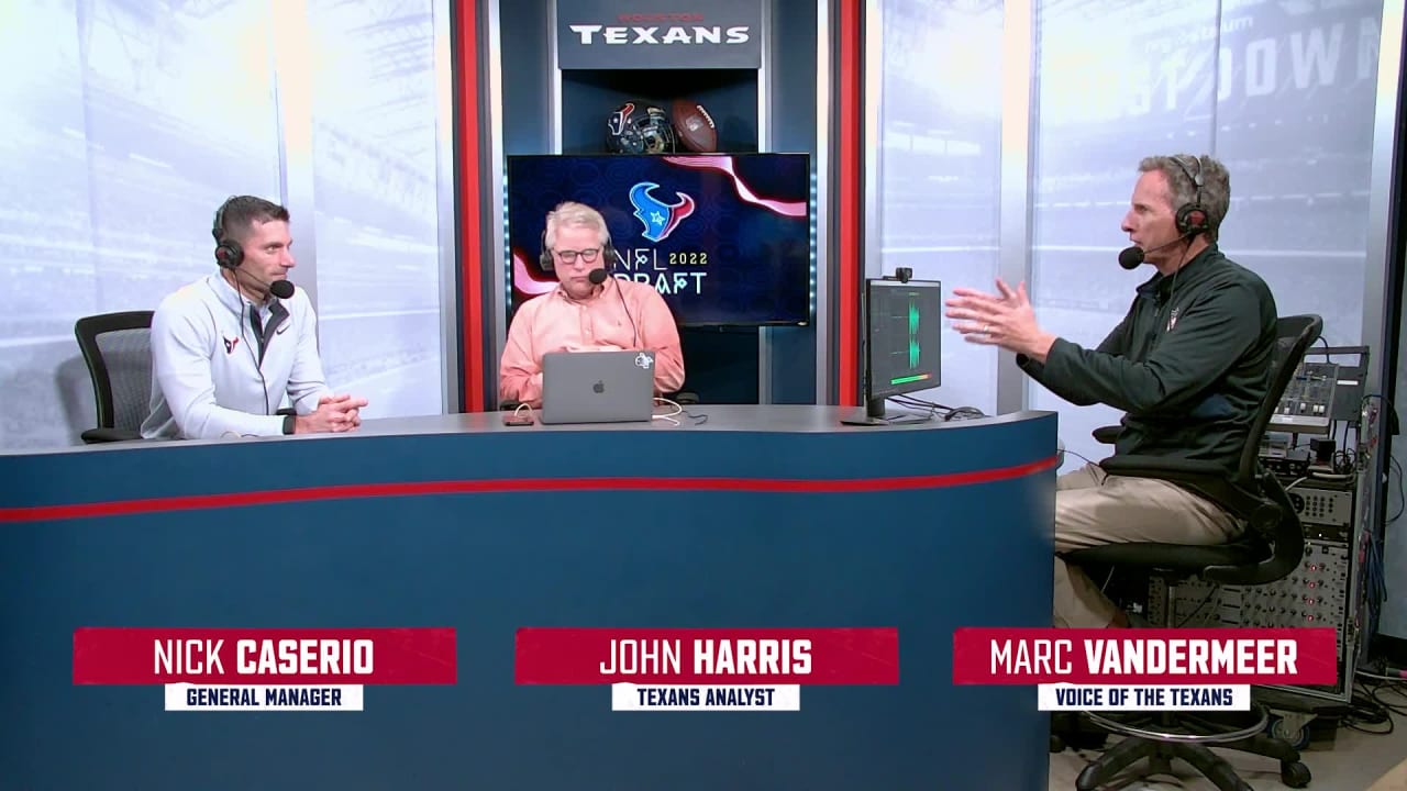 EXCLUSIVE: Nick Caserio reacts to the 2022 NFL Draft | Houston Texans