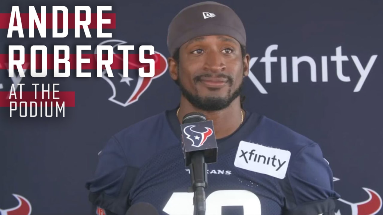 WR Andre Roberts | Training Camp Press Conference (8-6-2021)