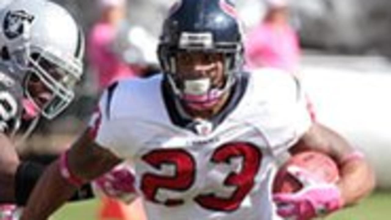 Arian Foster and unique history vs. Raiders