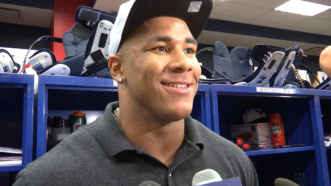 Covington on rookie jitters, more