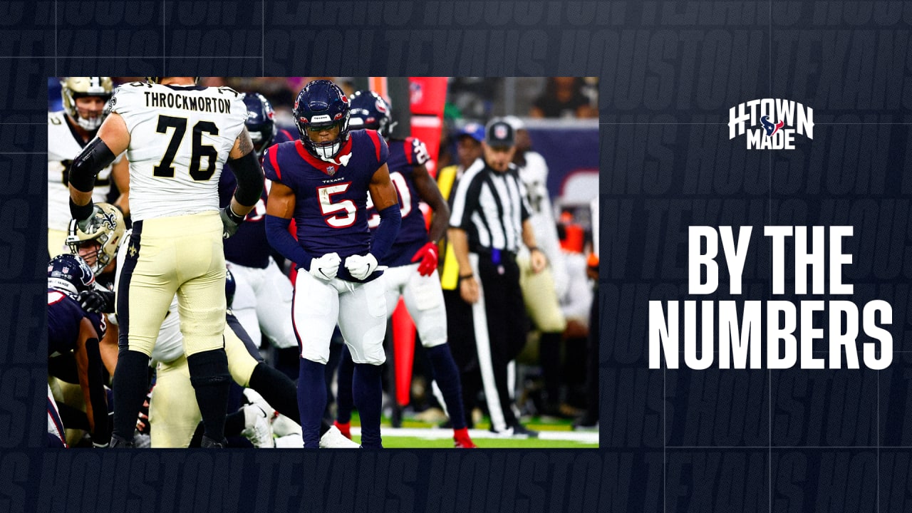 By the Numbers: Texans take on Saints in Week 6 contest