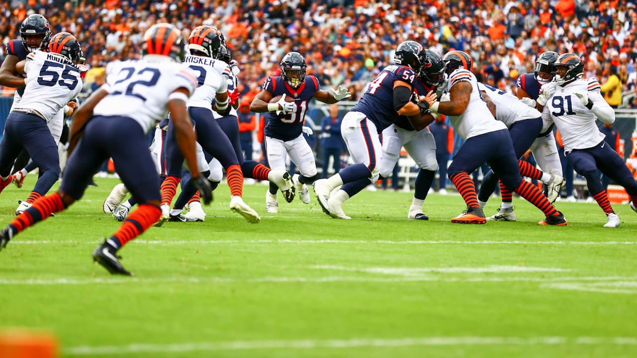 Rookie RB Dameon Pierce was a force on a Texans second quarter ...