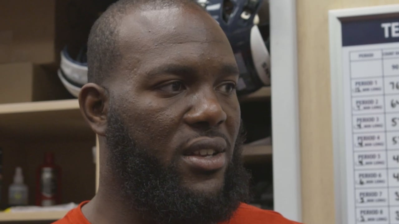 Roderick Johnson on stepping up, more