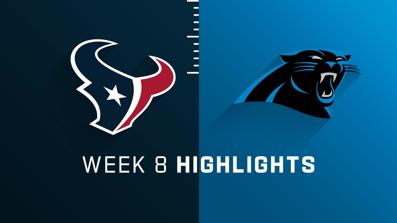Full Game Highlights: Texans at Panthers | Week 8