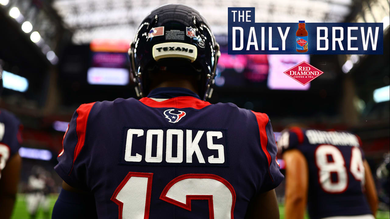 Houston Texans Wide Receiver Brandin Cooks caught seven passes from QB ...