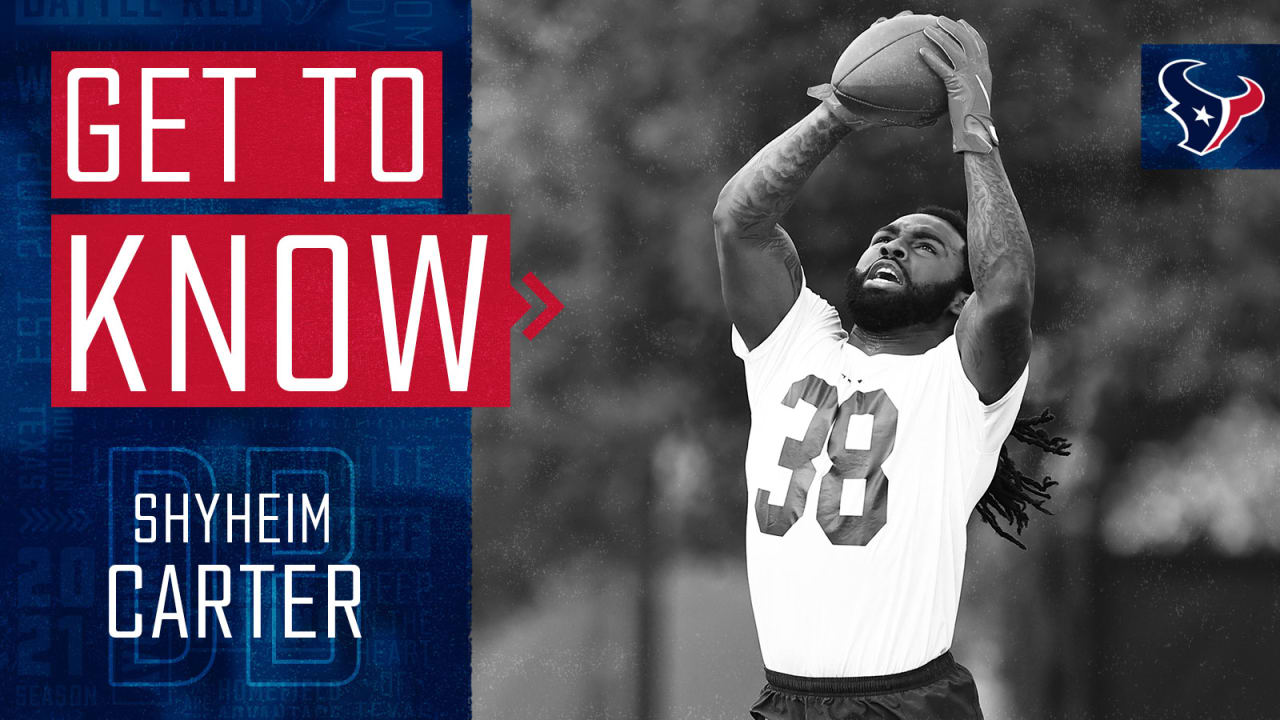Get to know defensive back Shyheim Carter, signed as a free agent on ...