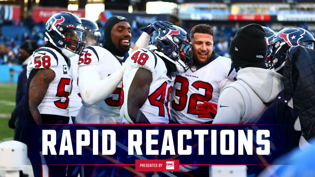 The Houston Texans snapped a nine-game losing streak with a Christmas ...