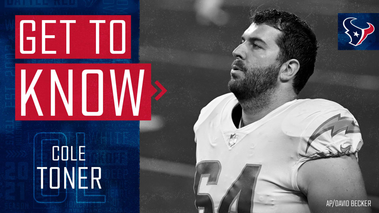 Get to know Houston Texans offensive lineman Cole Toner, signed as a ...