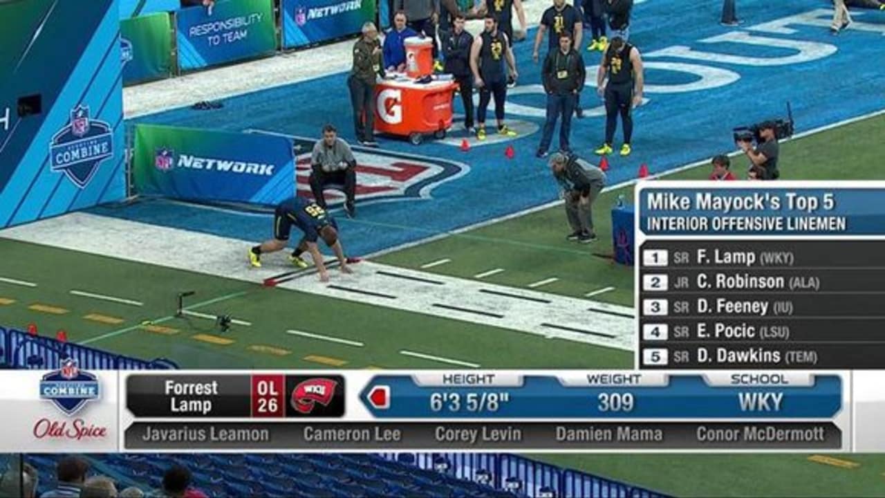 40-yard Dash: Forrest Lamp
