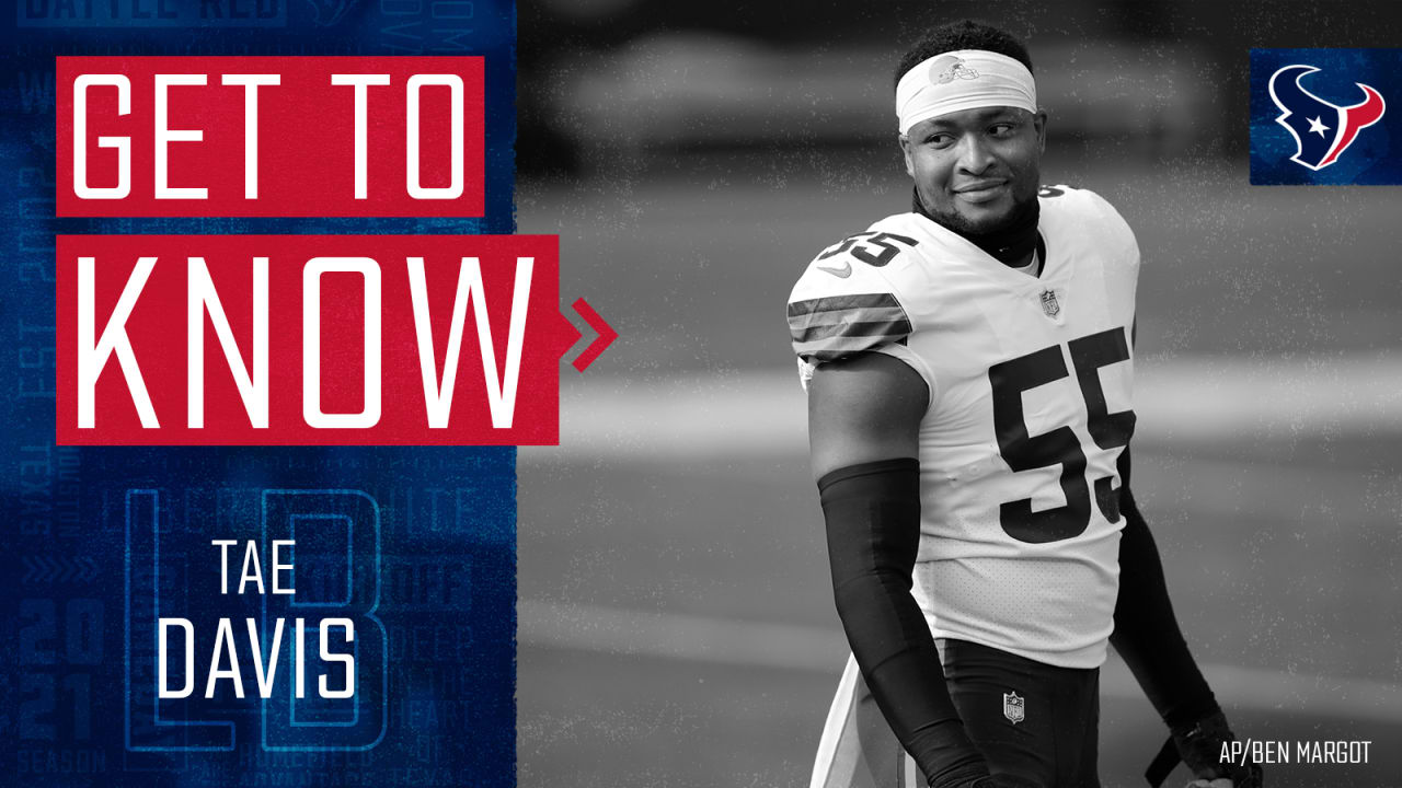 Get to know Houston Texans linebacker Tae Davis, signed as a free agent ...