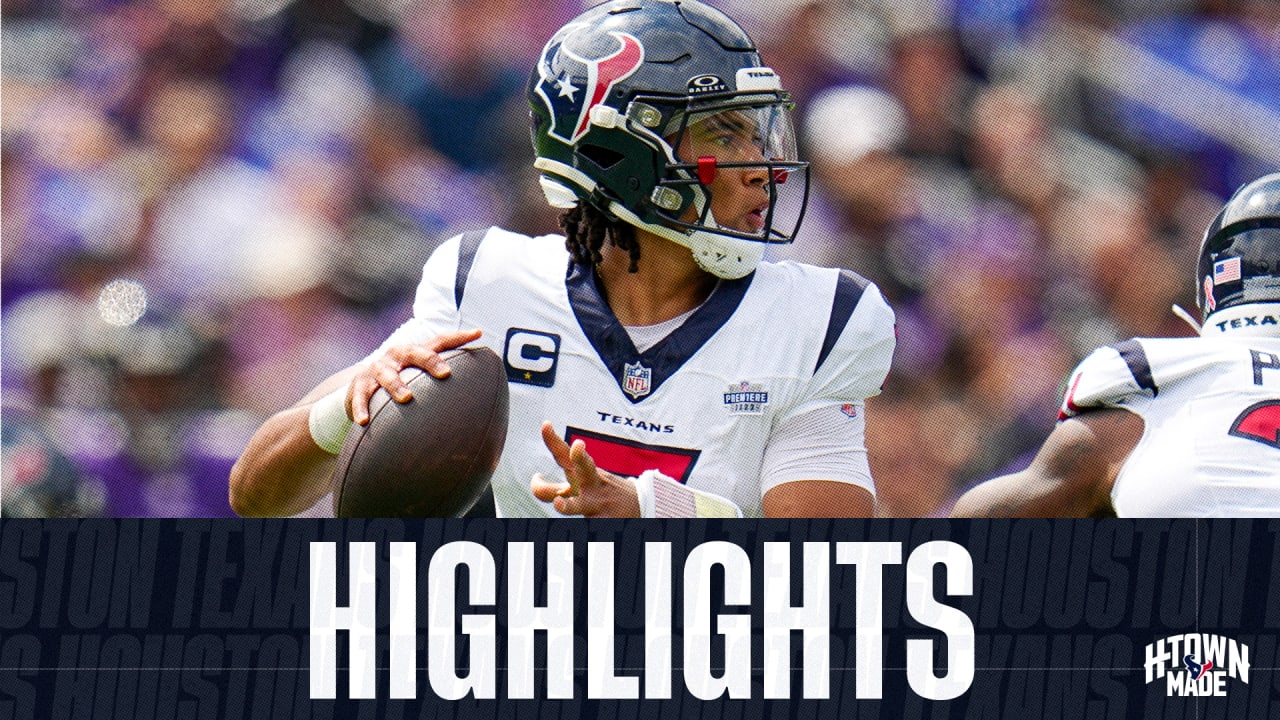 Highlights: C.J. Stroud catches his own first career pass in NFL