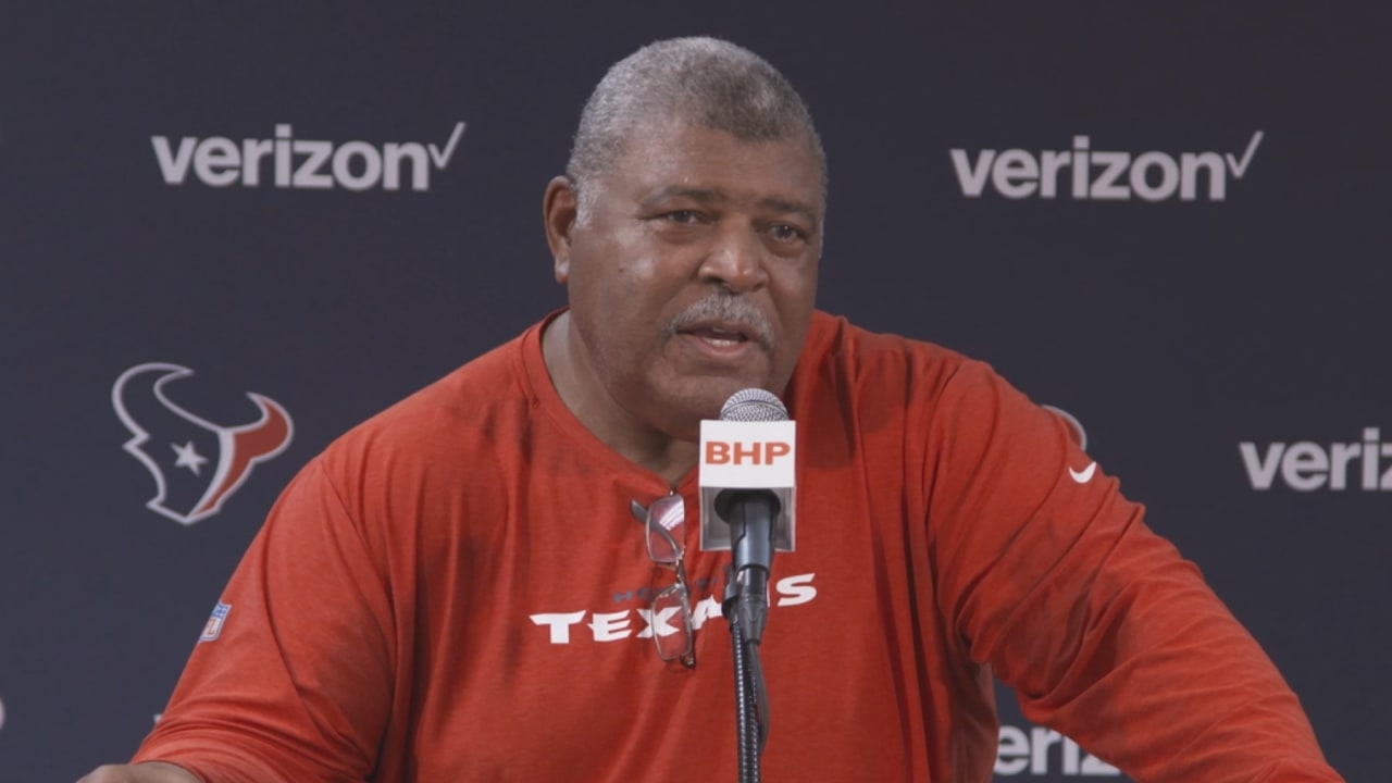 Romeo Crennel on defensive adjustments, more