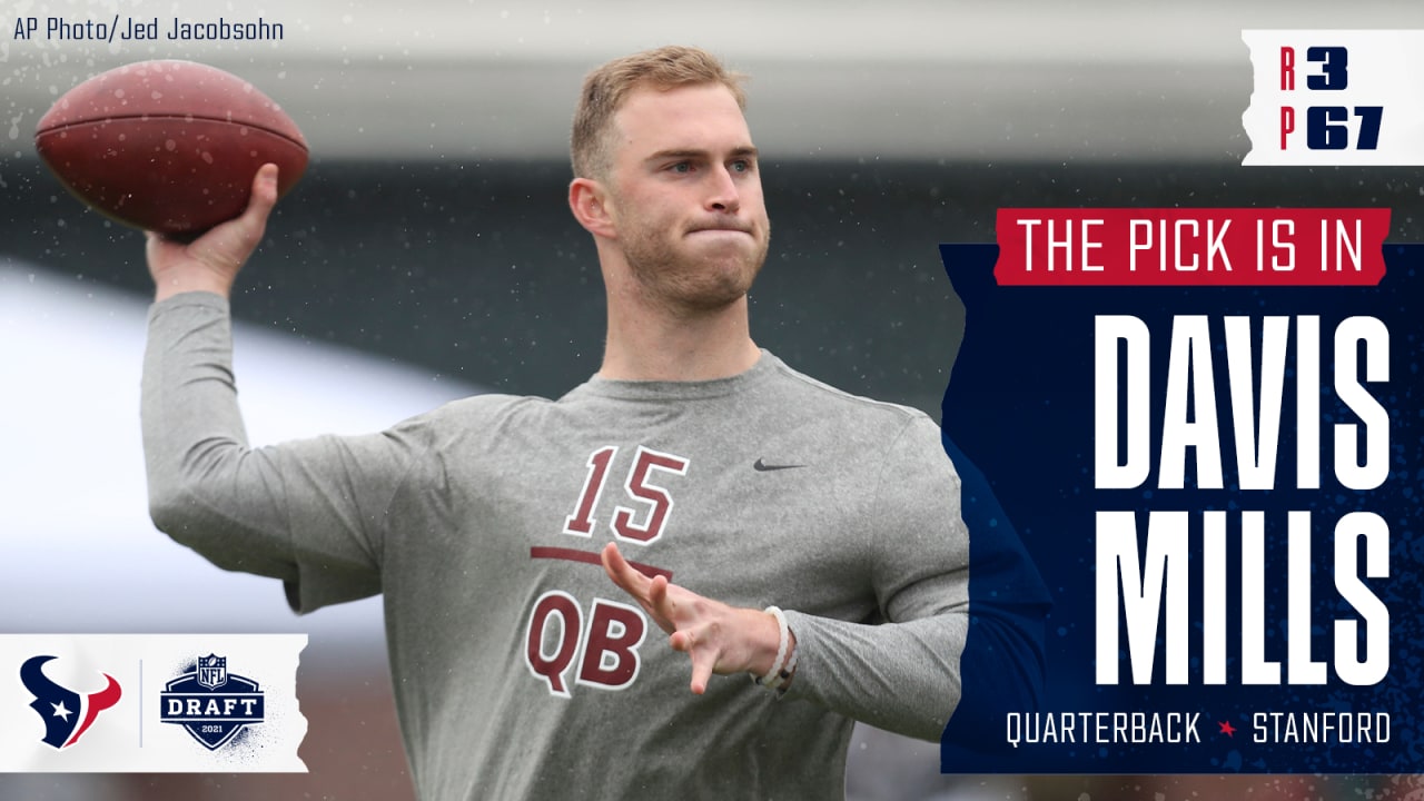NFL Draft | QB Davis Mills Goes No. 67 to Texans