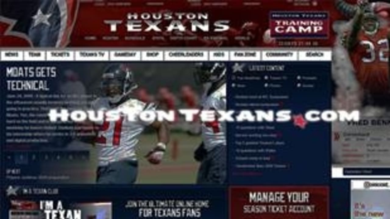 Texans launch redesigned HoustonTexans.com